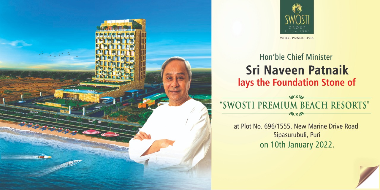 Groundbreaking Ceremony of Swosti Premium Beach Resorts at Puri held on ...